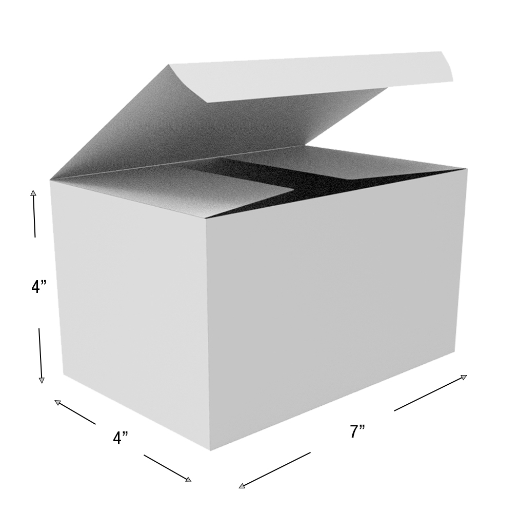 Custom Printed Tuck Boxes 7X4X4 | Metro Package Printing