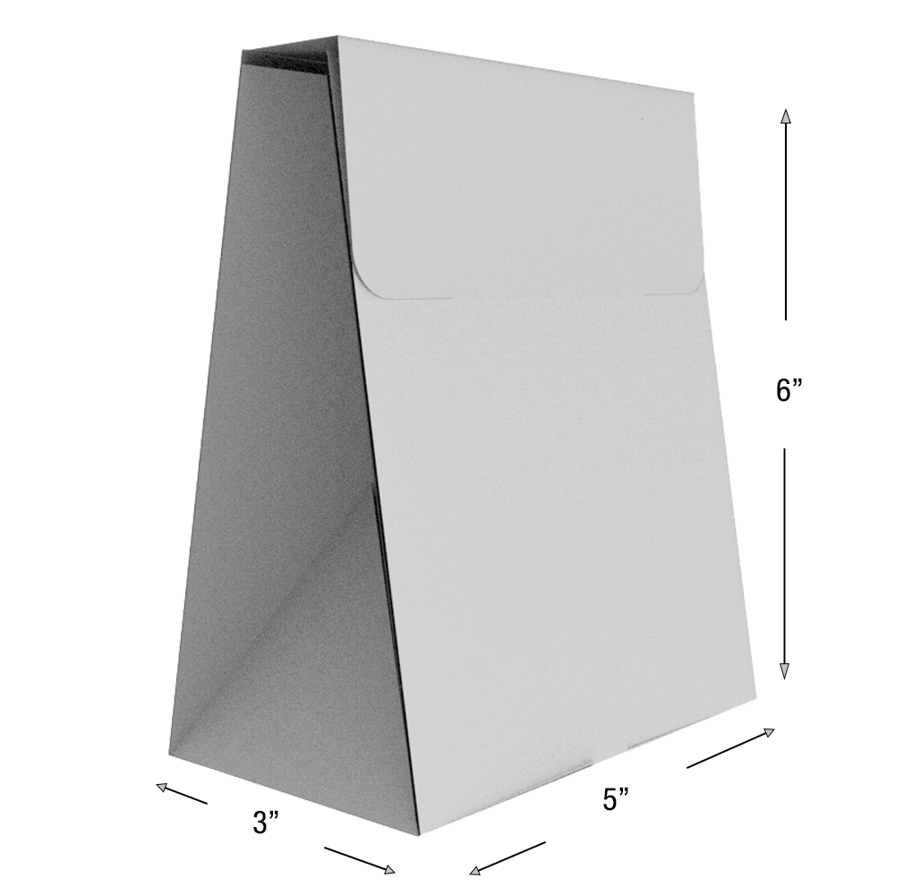 Custom Printed Tent Boxes 5X3X6 | Metro Package Printing