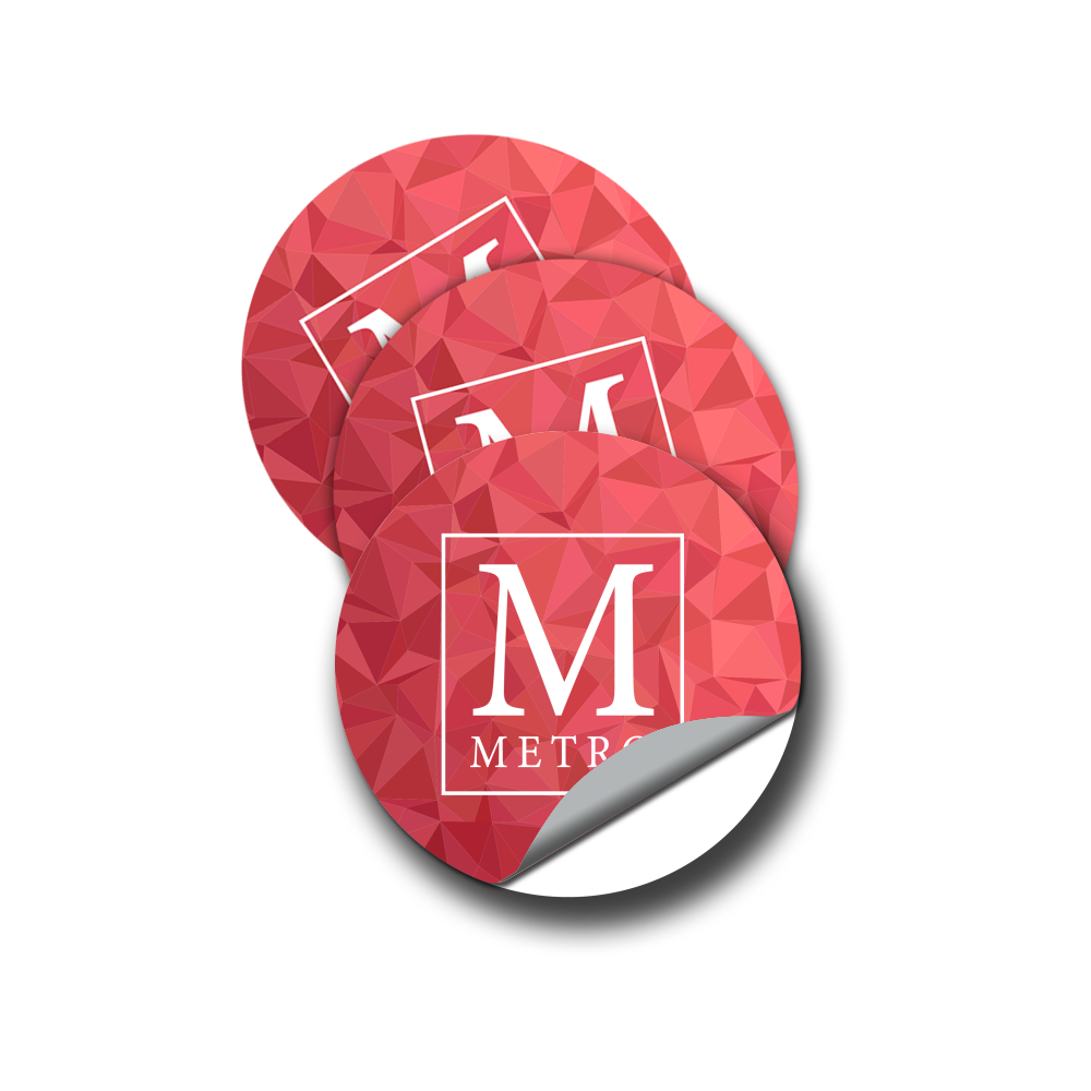 Round Stickers Metro Package Printing