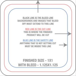 3x3 CUSTOM SHAPE LABEL LAYOUT INSTRUCTIONS